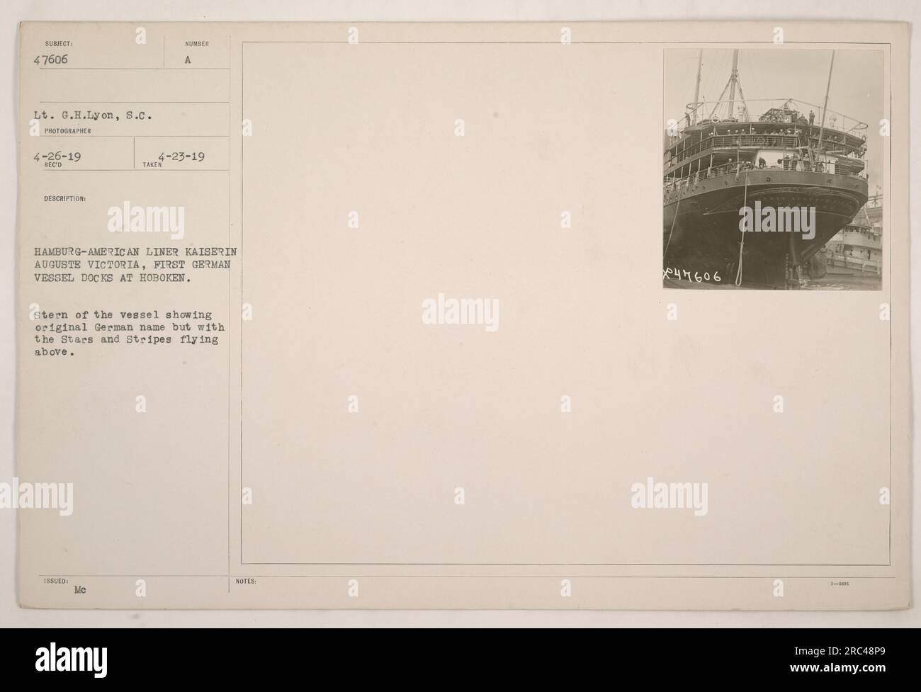 HAMBURG-AMERICAN LINER KAISERIN AUGUSTE VICTORIA, the first German ...