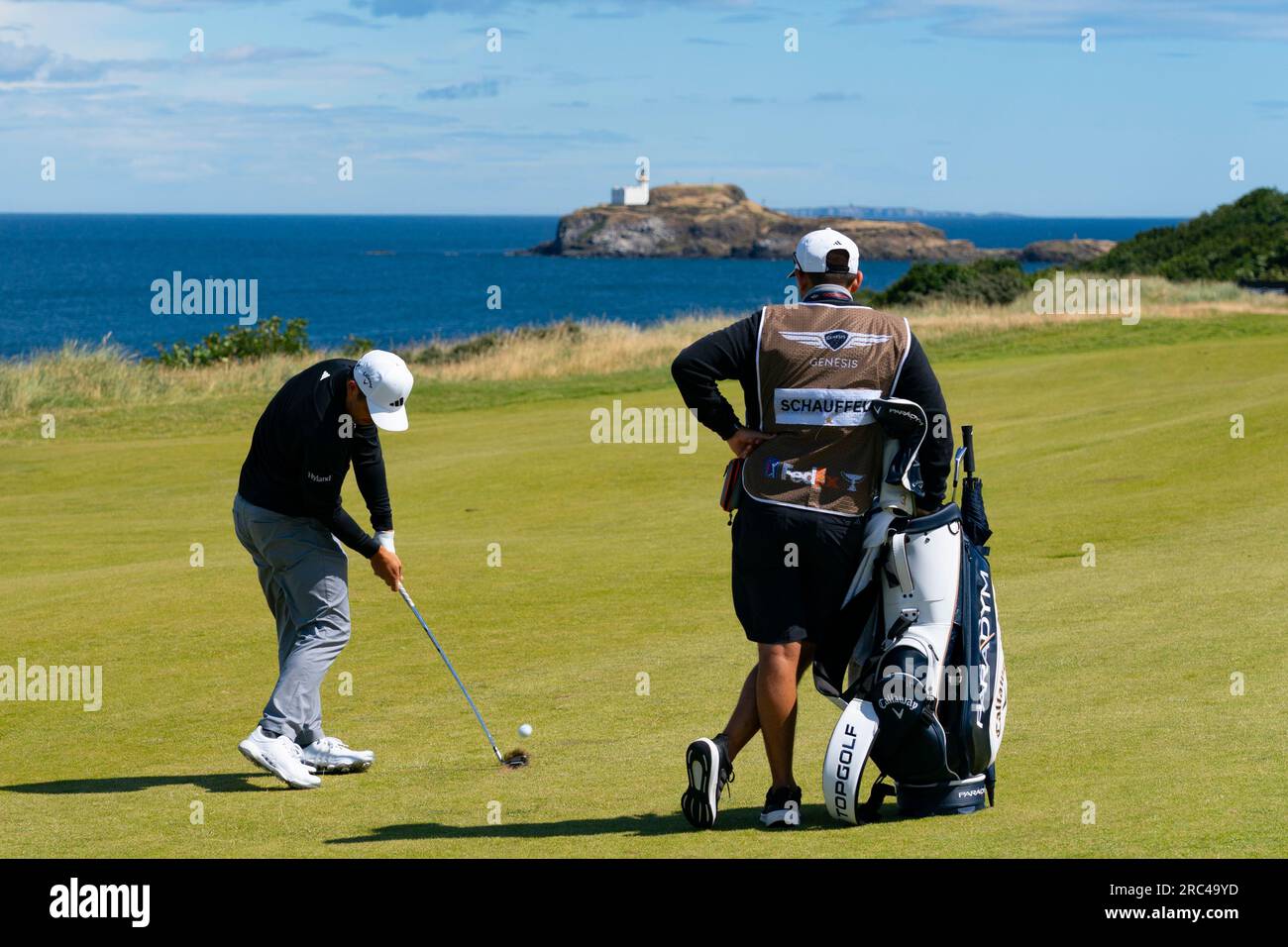 Xander schauffele scottish open hi-res stock photography and images - Alamy