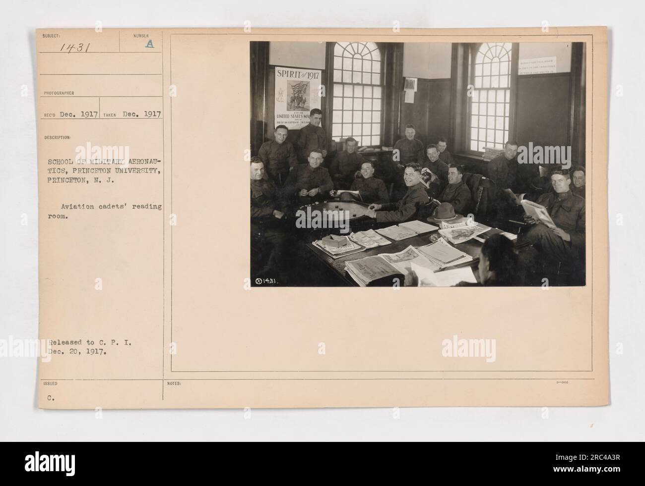 Aviation cadets at the School of Military Aeronautics, located at ...