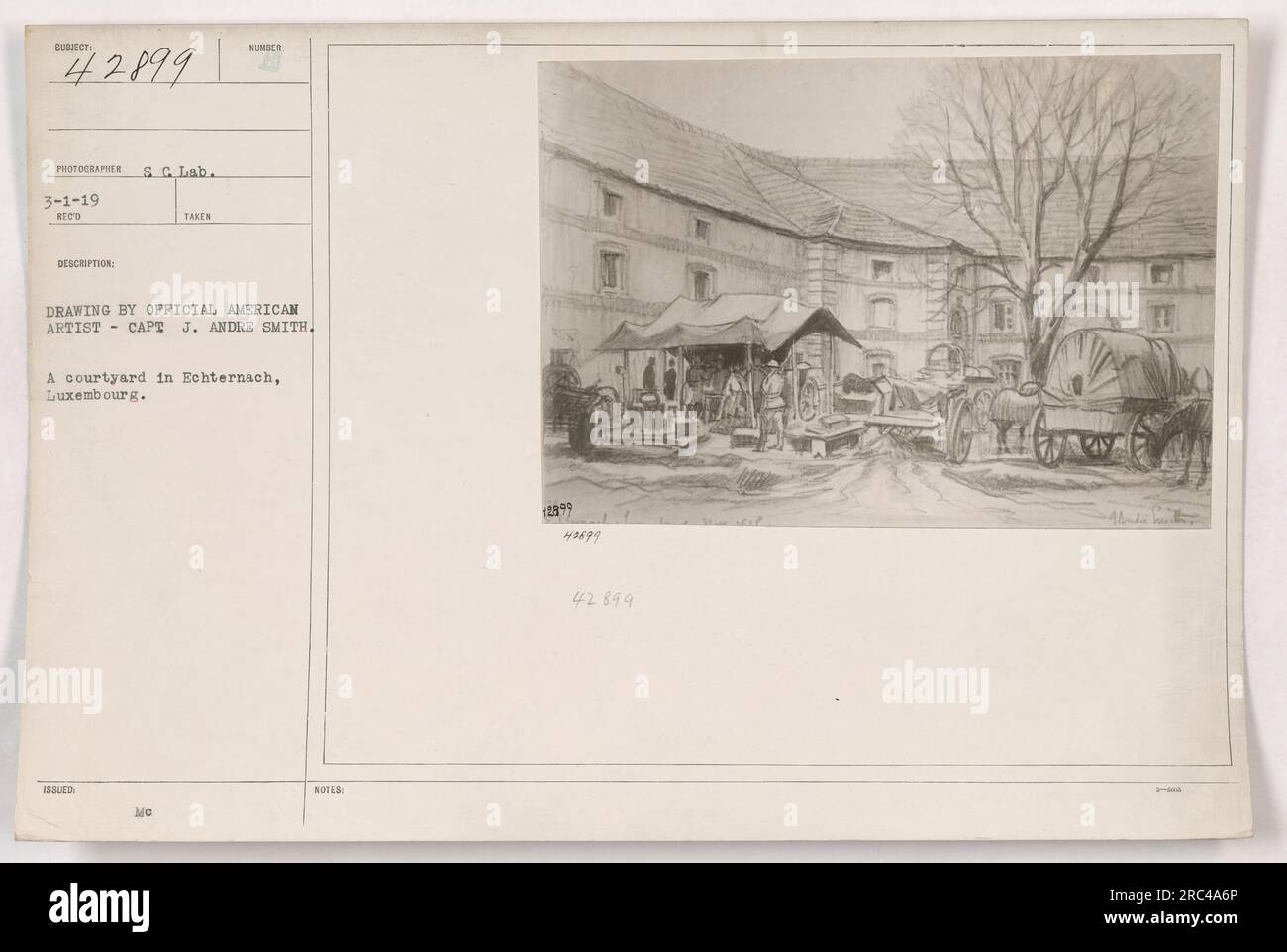 A courtyard in Echternach, Luxembourg. Photograph taken by official ...