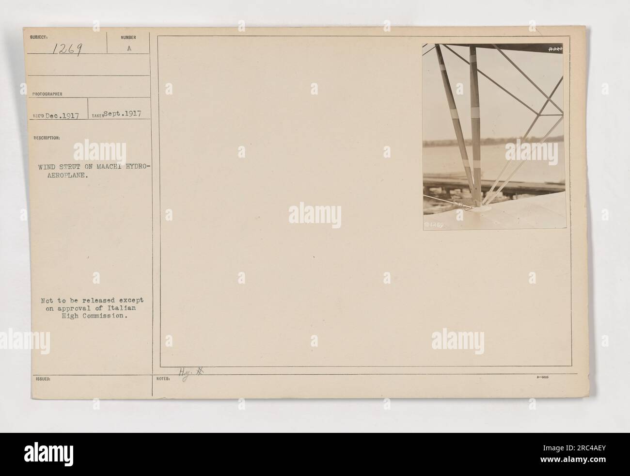 Wind struts on macchi hydroplane hi-res stock photography and images ...