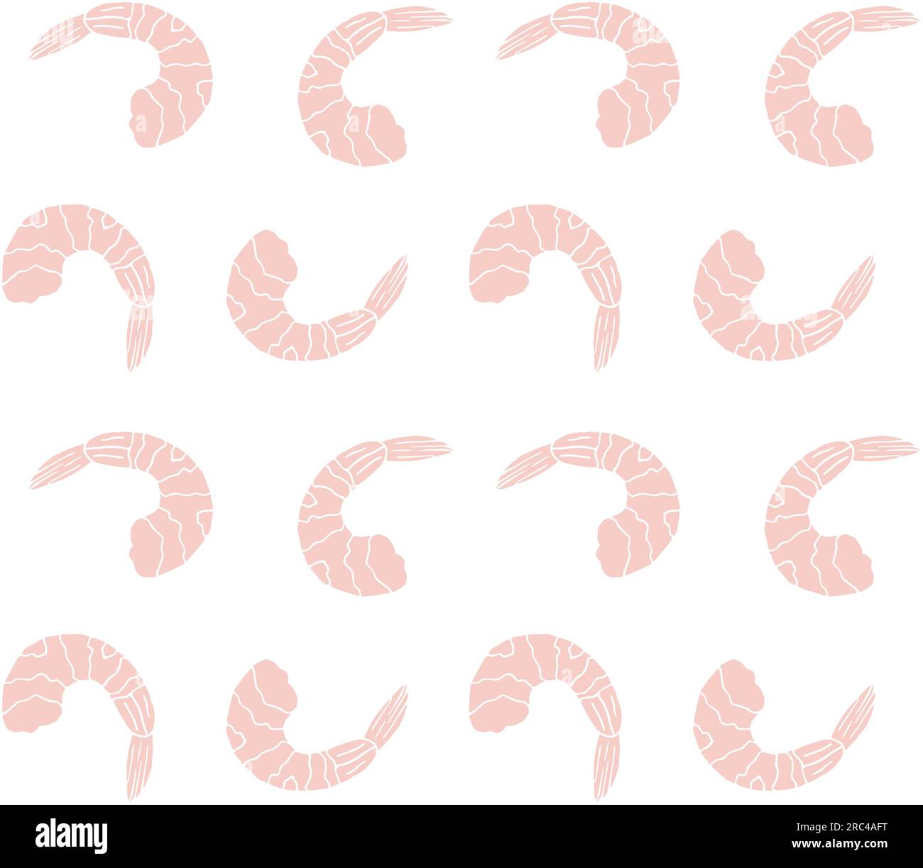 Vector seamless pattern of hand drawn shrimp Stock Vector Image & Art ...
