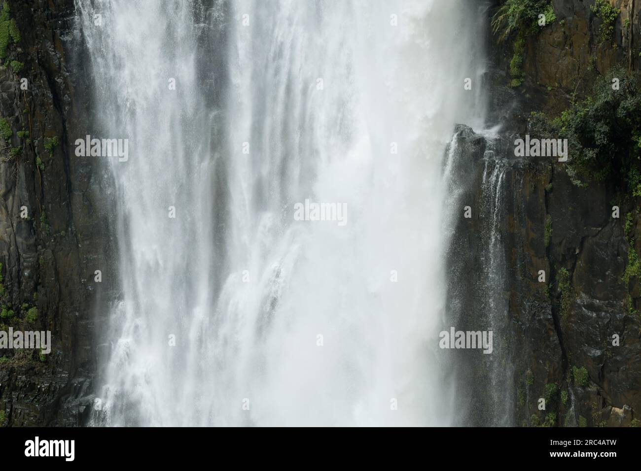 Beauty in nature, close up of Howick waterfall, South Africa, artistic ...