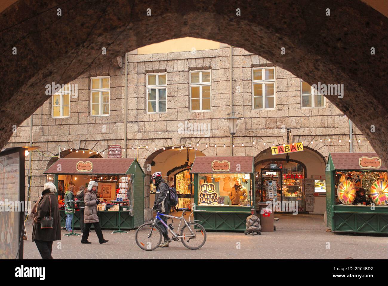 Christmas market, Innsbruck, Tirol, Austria Stock Photo - Alamy
