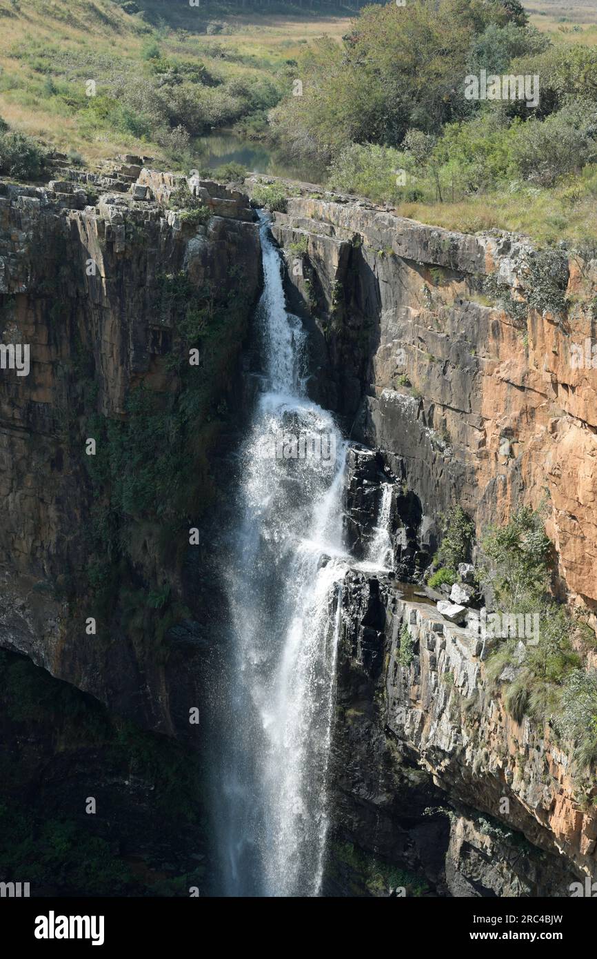 Water cascade, Berlin waterfall, Panorama route, Mpumalanga, South ...