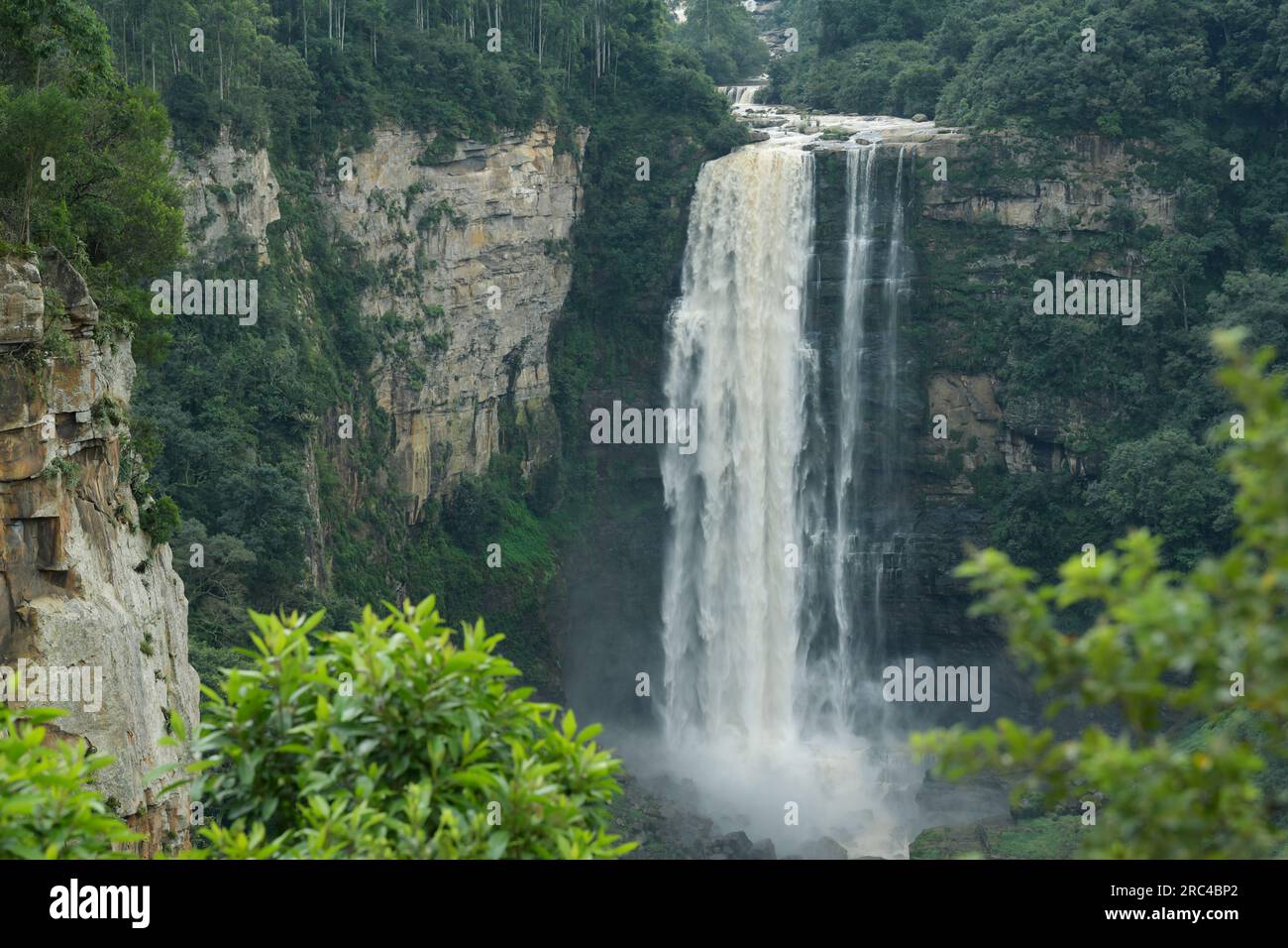 Beautiful landscape, Karkloof waterfall, Howick, KwaZulu-Natal, South ...