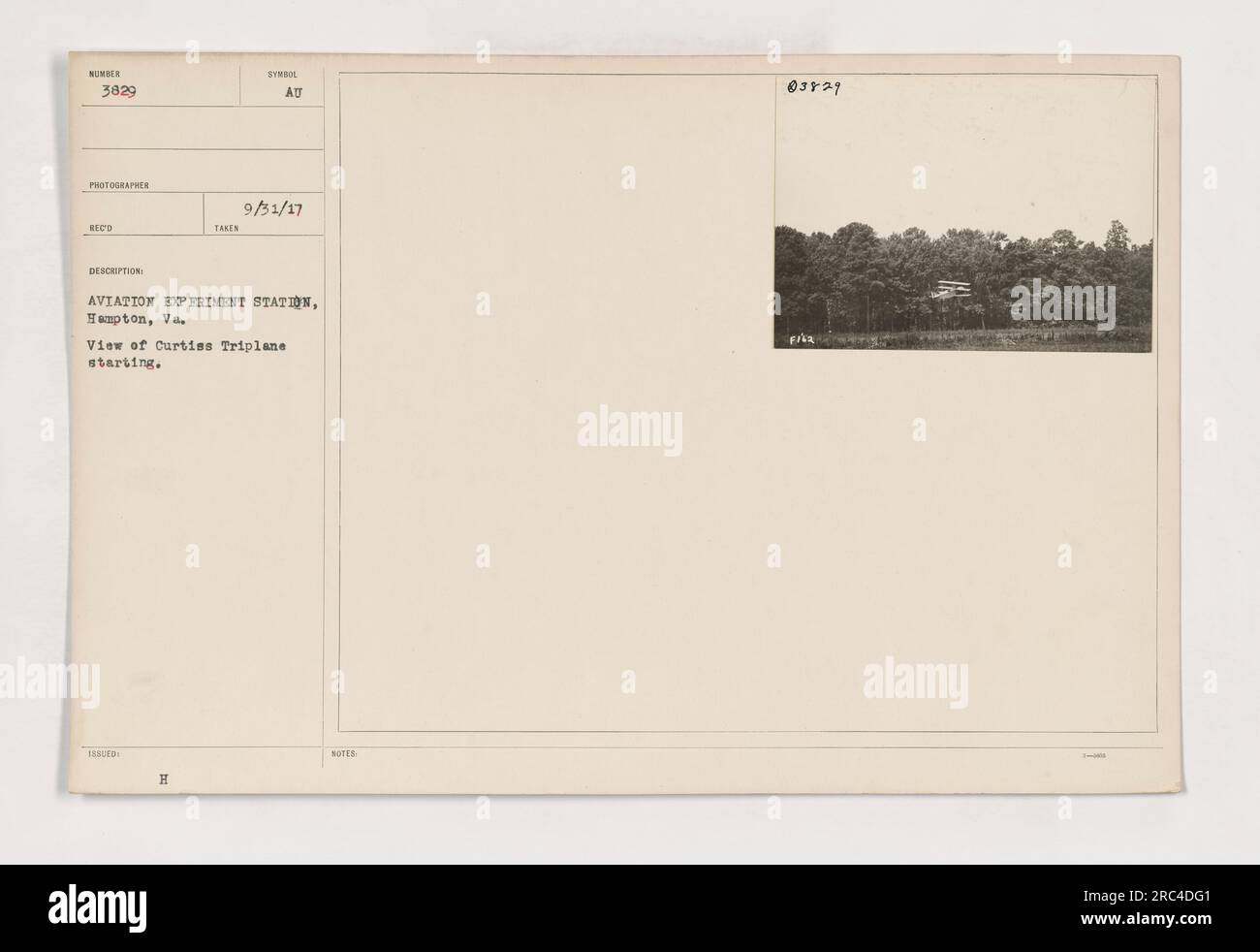 A Curtiss Triplane starting at the Led Syrdol Aviaiton Experiment ...