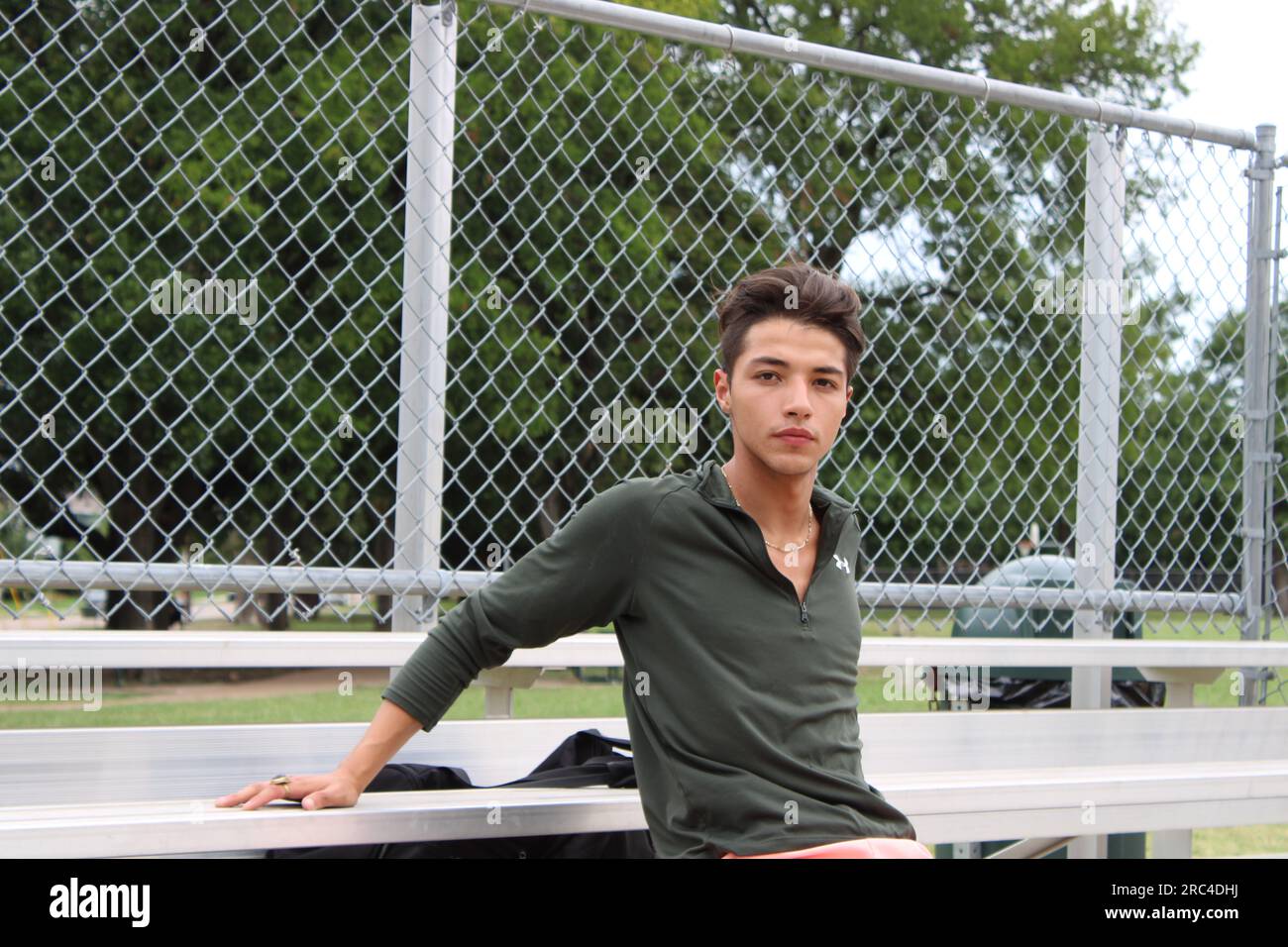 Latin Male Model visiting Dallas Stock Photo - Alamy