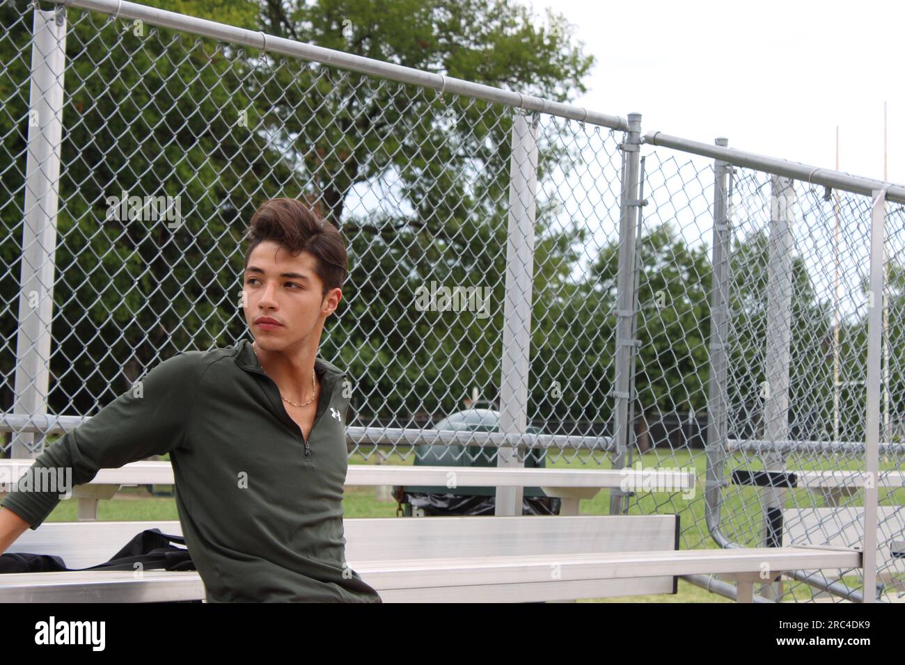Latin Male Model visiting Dallas Stock Photo - Alamy