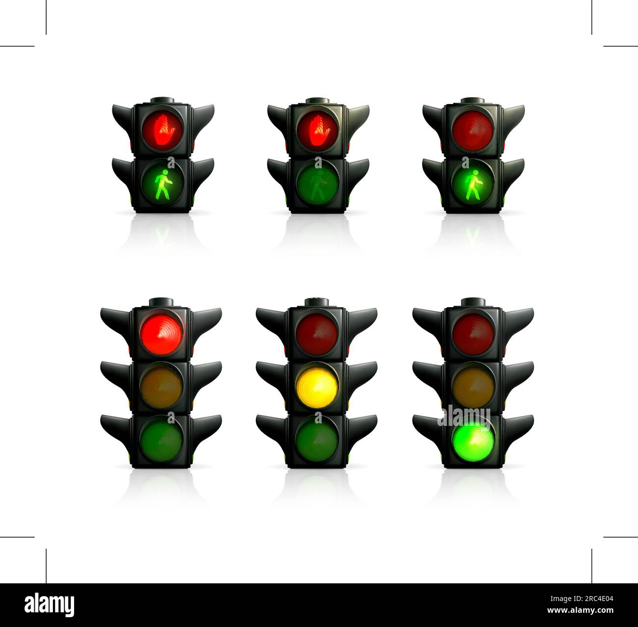 Traffic lights vector hi-res stock photography and images - Alamy