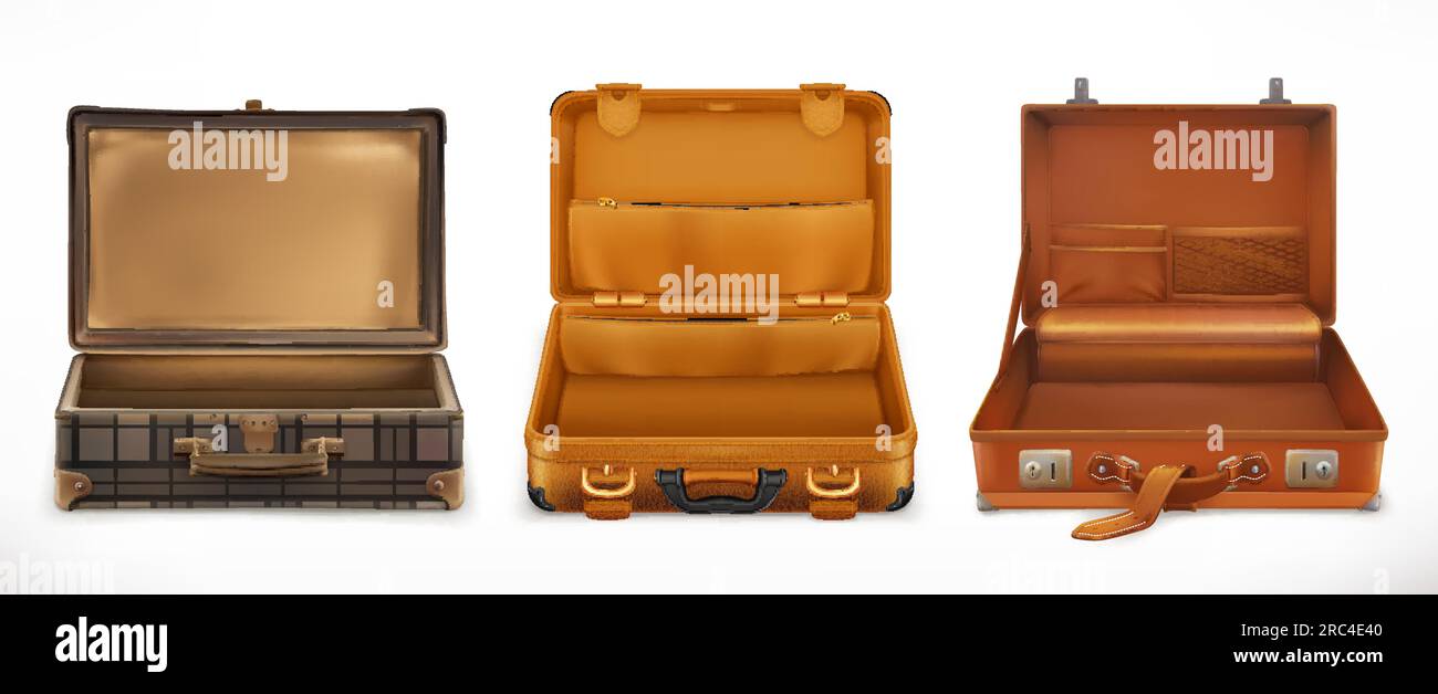 Old suitcase vector vectors hi-res stock photography and images - Alamy