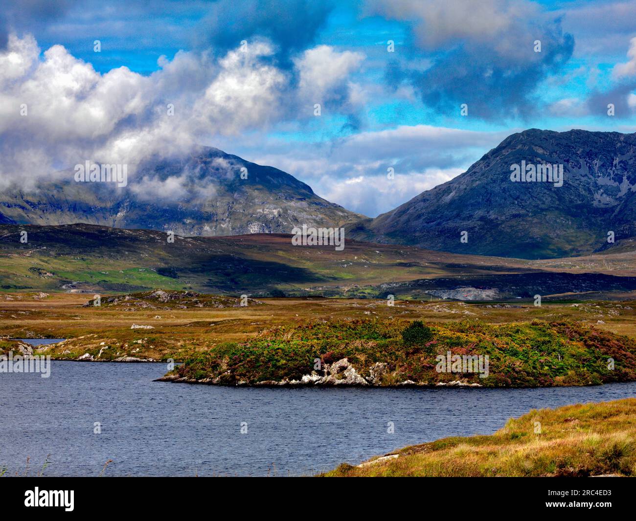 In the Roundstone Bog, Connemara, County Galway, Ireland Stock Photo ...