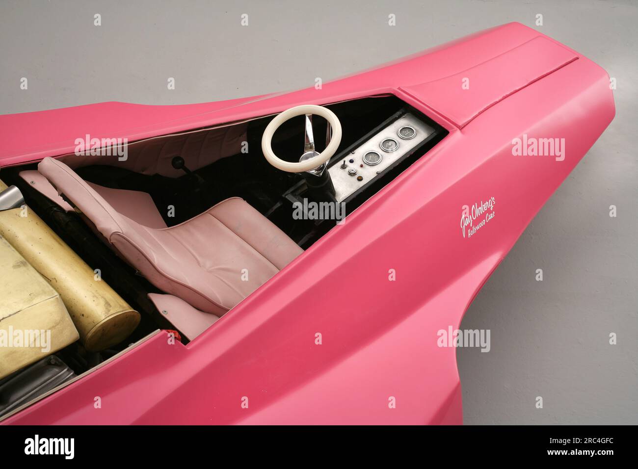 The driver's seat of the Pink Panther car Stock Photo - Alamy