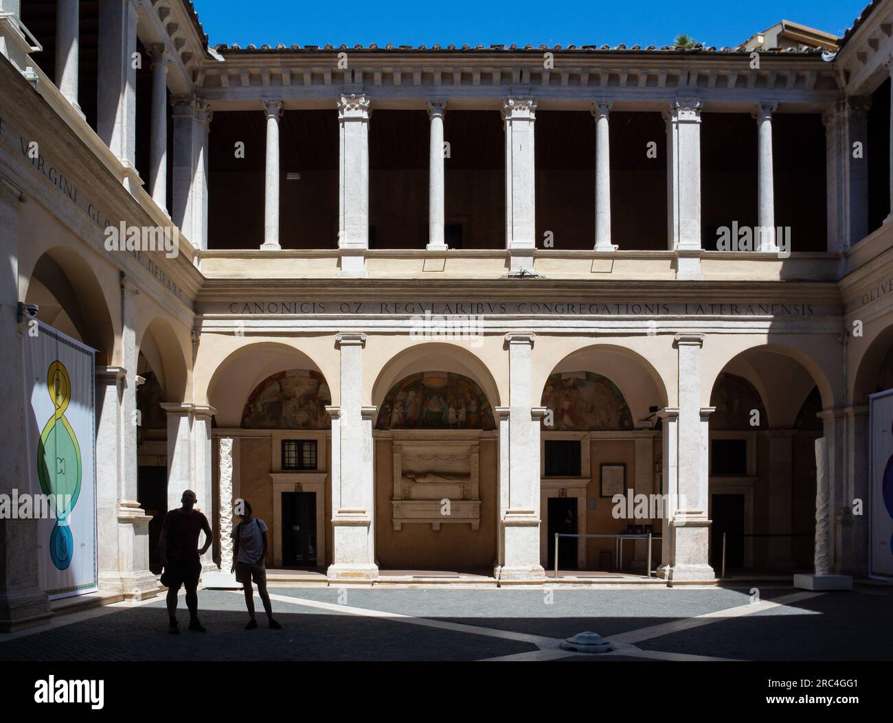 Rome, Lazio, Italy, The Chiostro del Bramante (Cloisters of Bramante ...