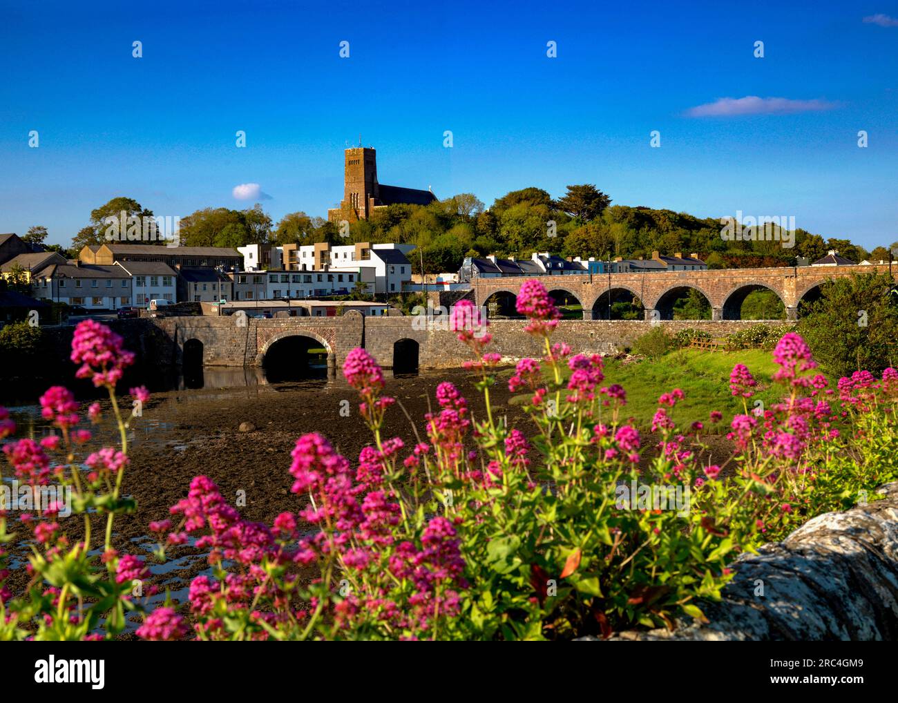 Bridges over the Black Oak River, Newport, Clew Bay, County Mayo ...