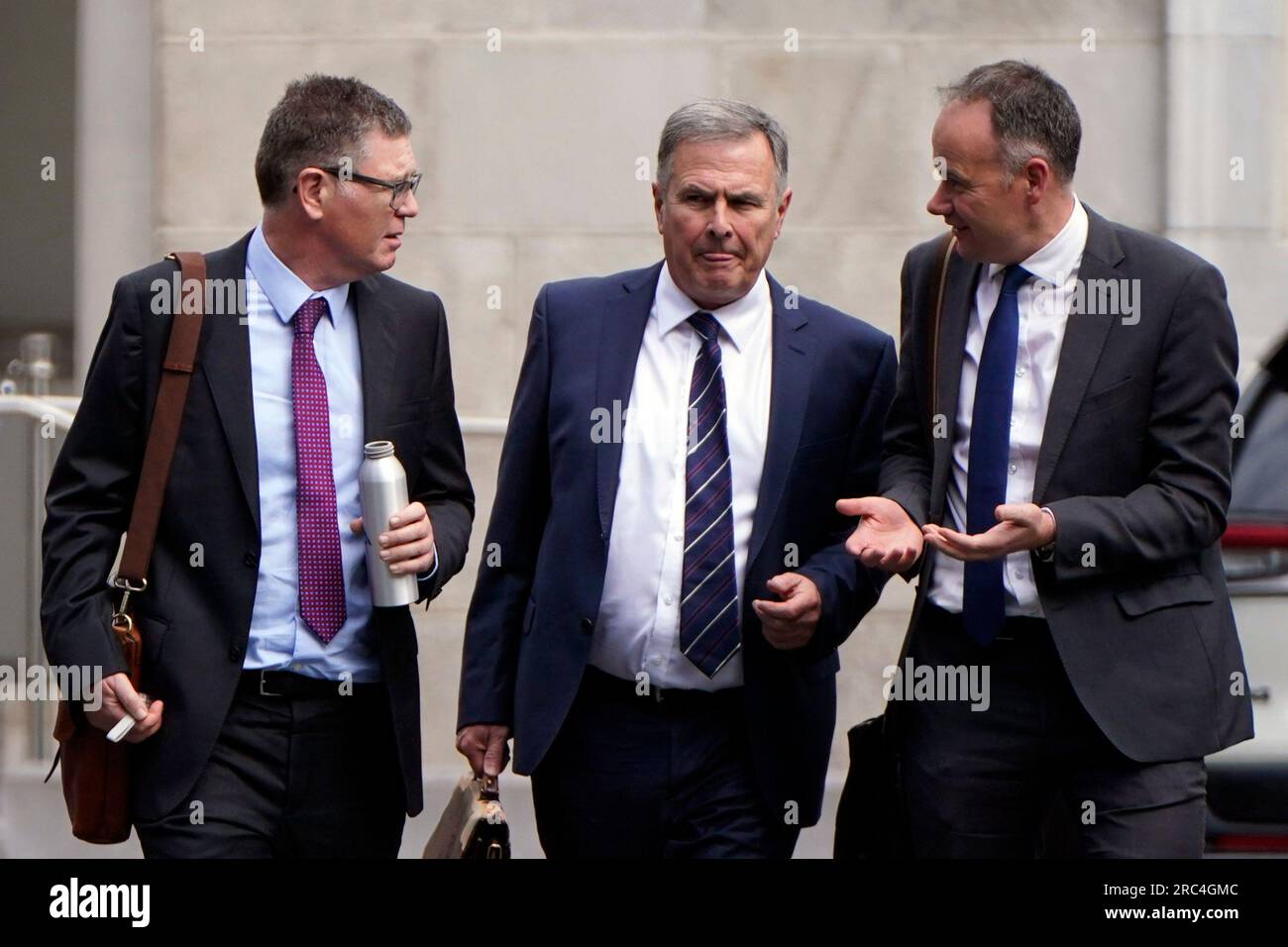(left to right) GAA director general Tom Ryan and Peter McKenna, chief ...