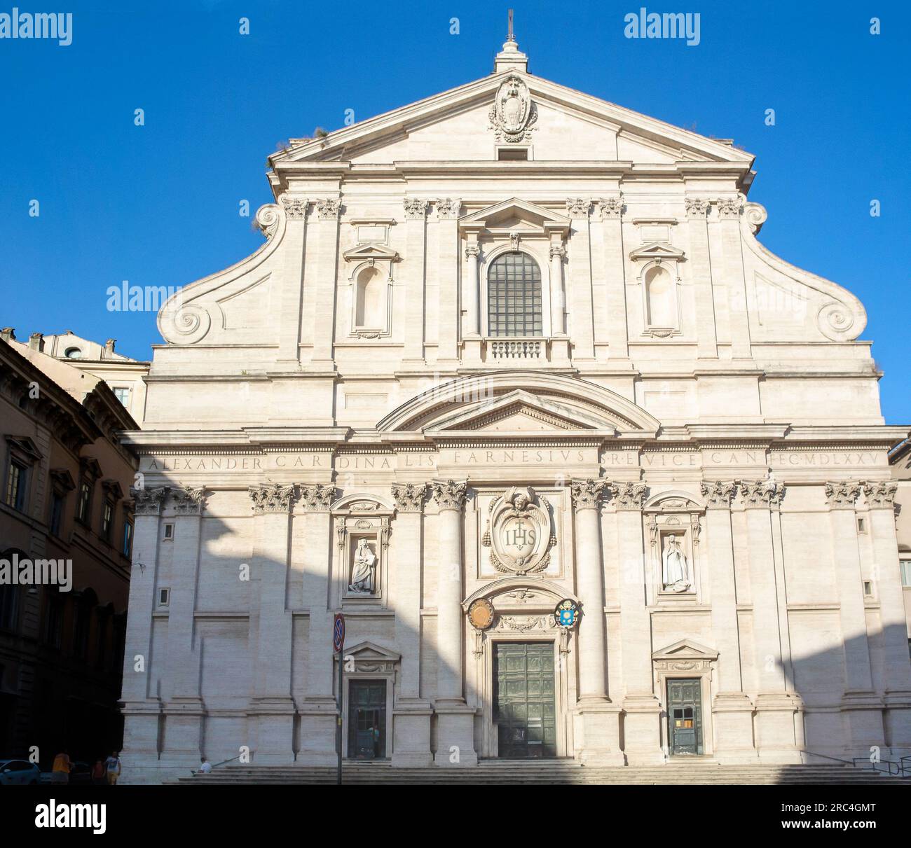 Rome, Lazio, Italy, The Church of the Gesù (Italian: Chiesa del Gesù ...