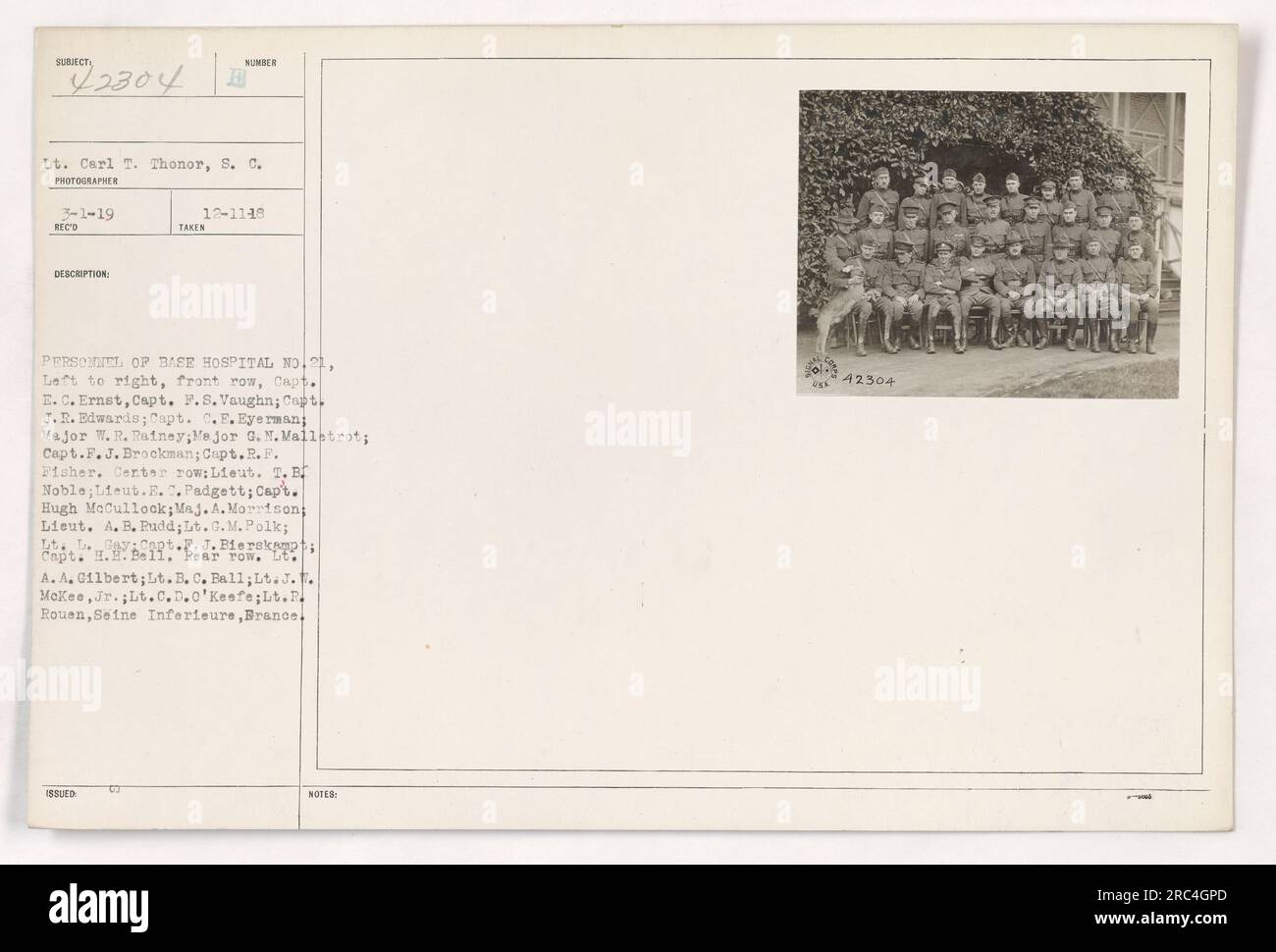 Lt c d okeefe hi-res stock photography and images - Alamy