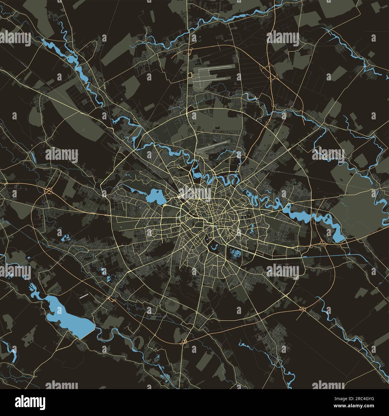 Vector City Map of Bucharest, Romania Stock Vector Image & Art - Alamy