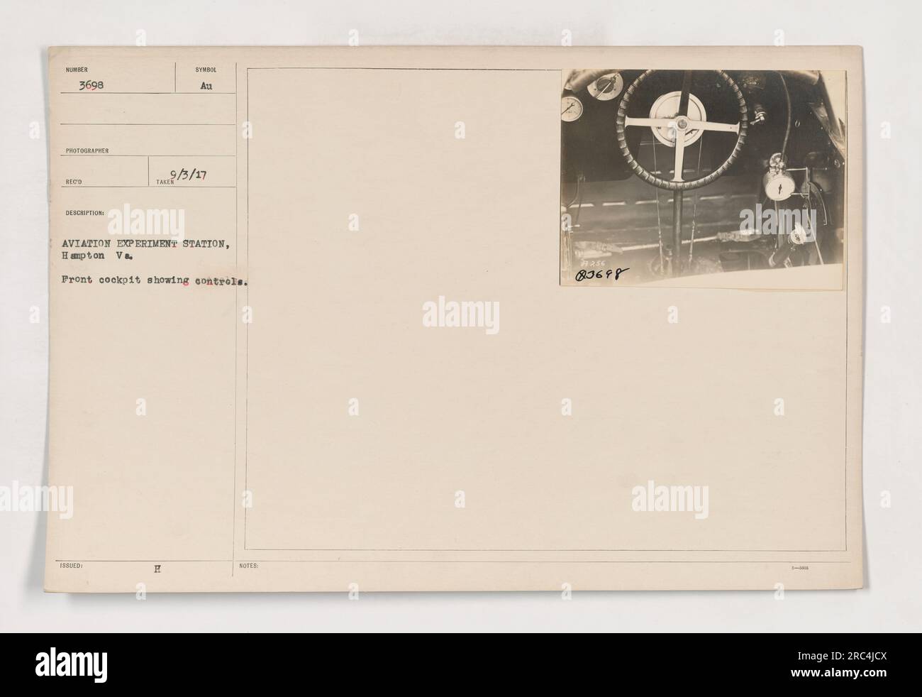 This photograph, taken by photographer Reed at Aviation Experiment ...