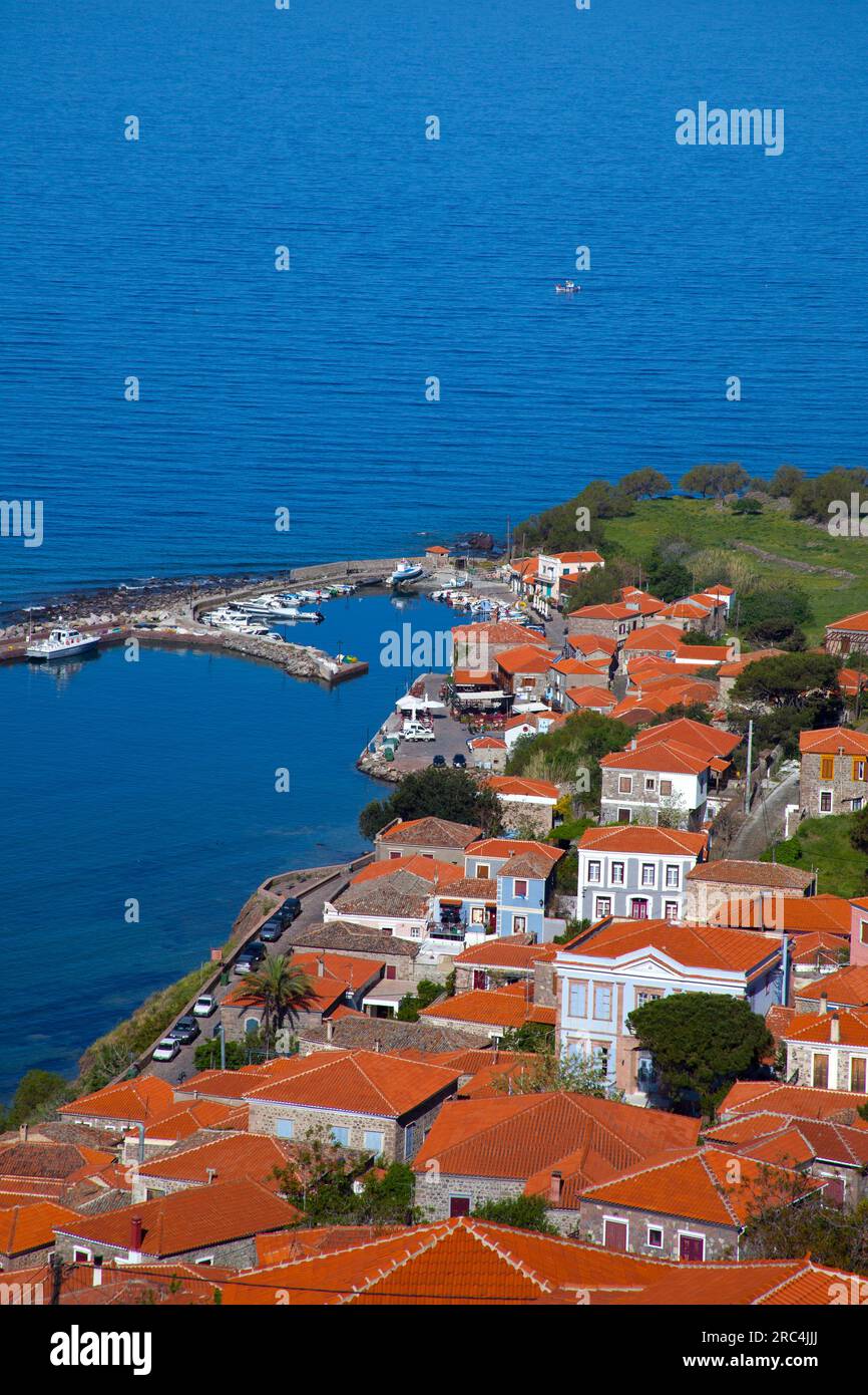 Port of molivos hi-res stock photography and images - Alamy