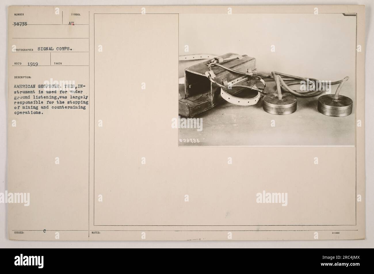 American geophone hi-res stock photography and images - Alamy