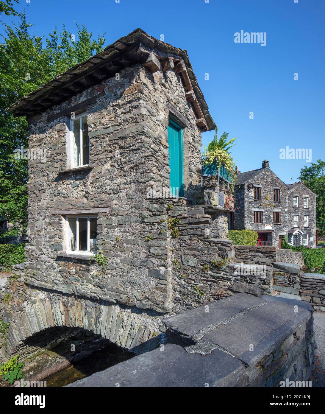 Daytime view of The Bridge House, Ambleside, Lake District National ...