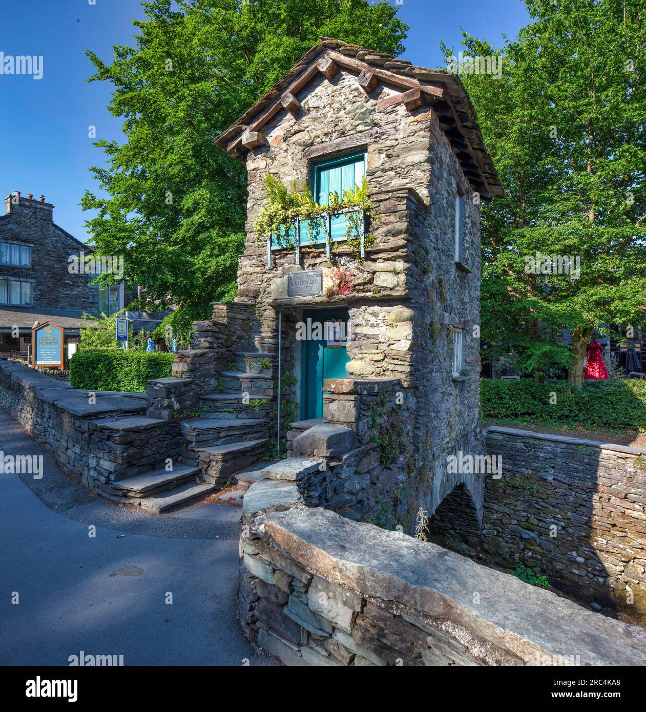 Daytime view of The Bridge House, Ambleside, Lake District National ...
