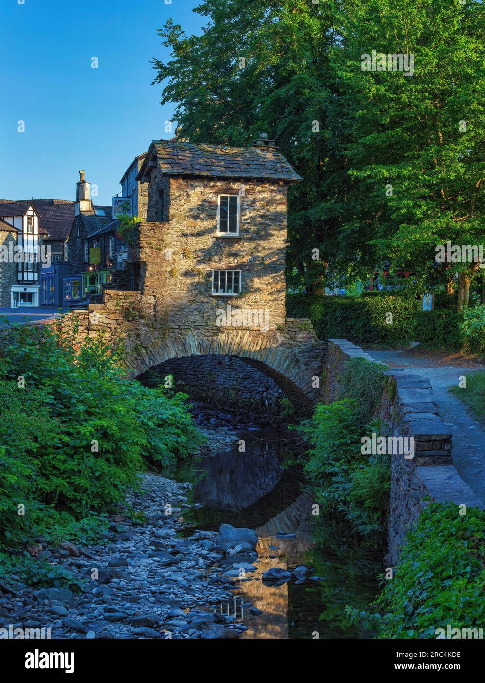 Daytime view of The Bridge House, Ambleside, Lake District National ...