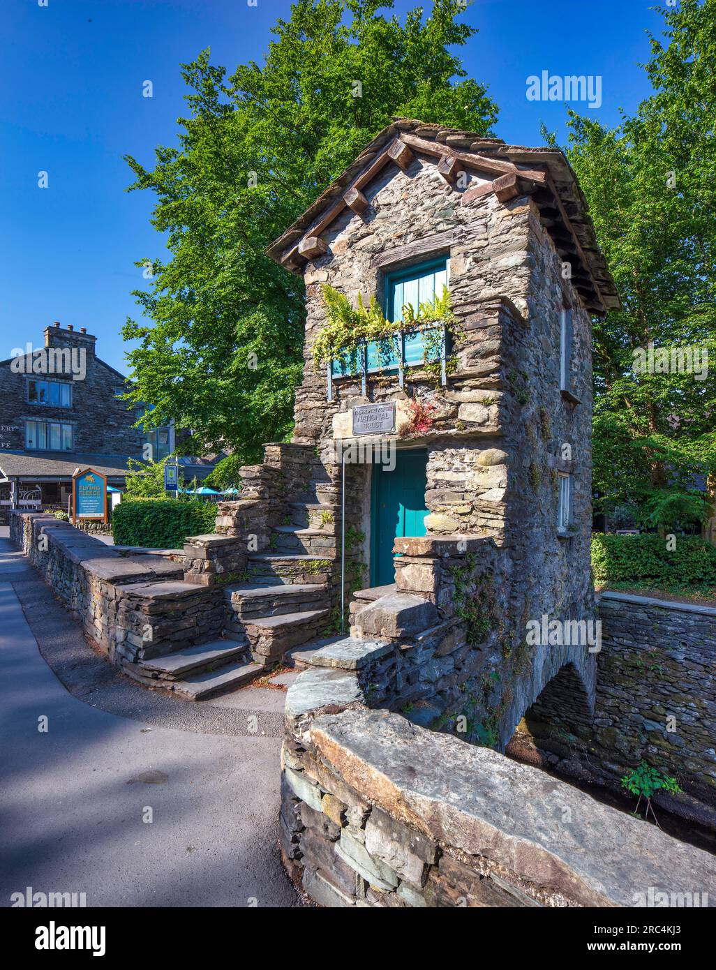 Daytime view of The Bridge House, Ambleside, Lake District National ...