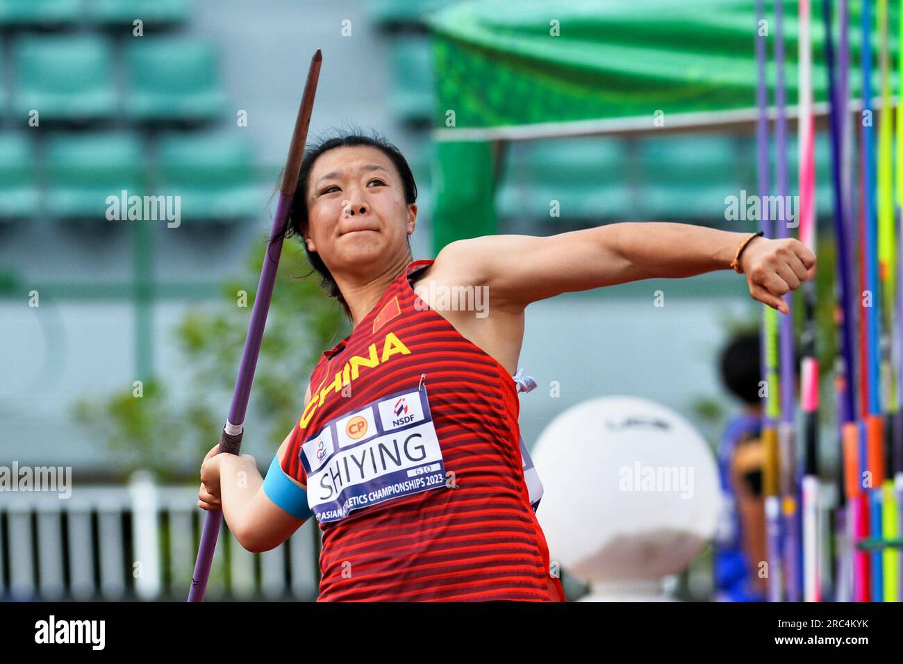 Bangkok, Thailand. 12th July, 2023. Liu Shiying of China competes ...