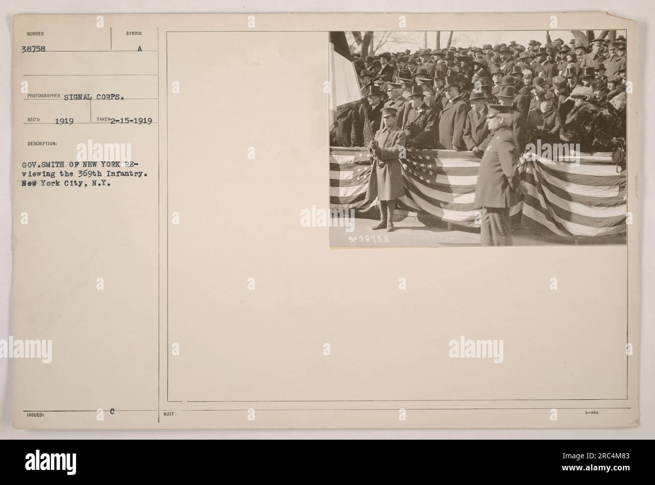 Soldiers of the 369th Infantry, also known as the "Harlem Hellfighters ...