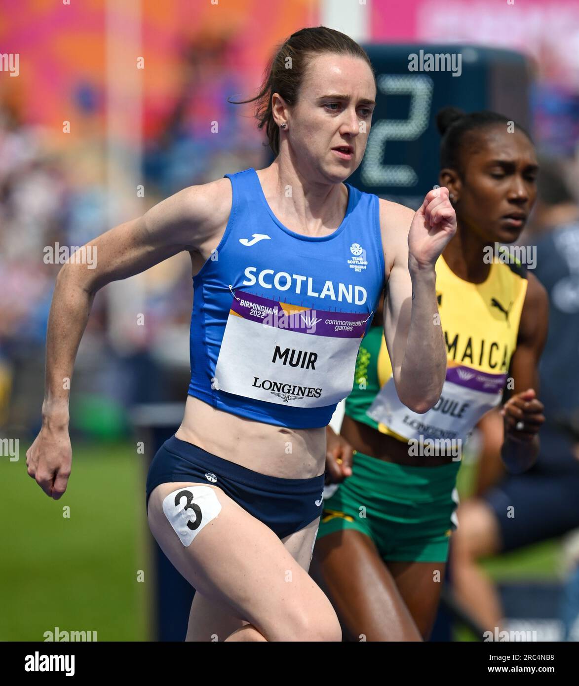 Birmingham, England. 2 August, 2022. Laura Muir of Scotland before the ...