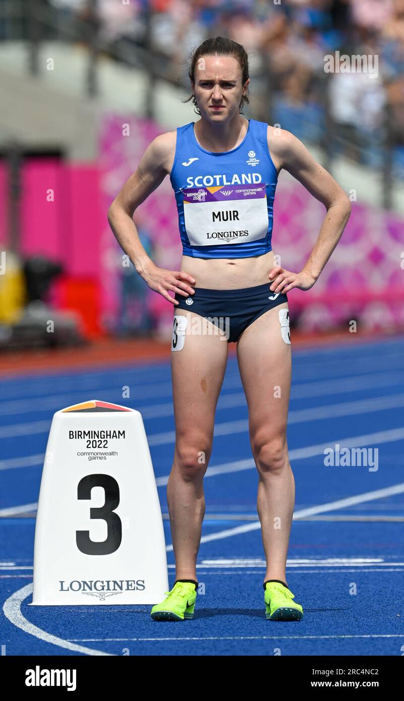 Birmingham, England. 2 August, 2022. Laura Muir of Scotland before the ...
