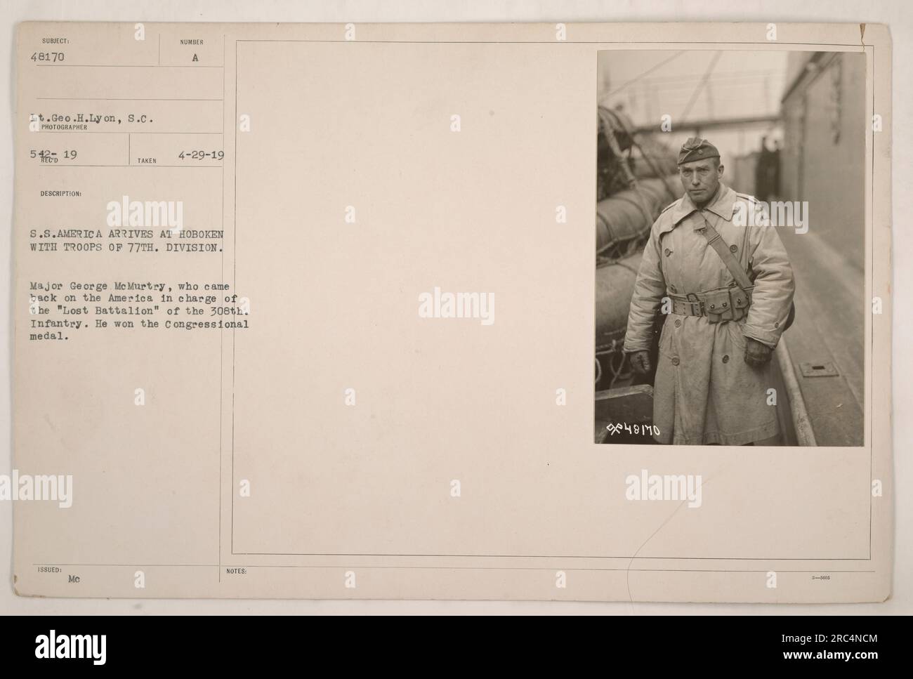 Major george mcmurtry hi-res stock photography and images - Alamy