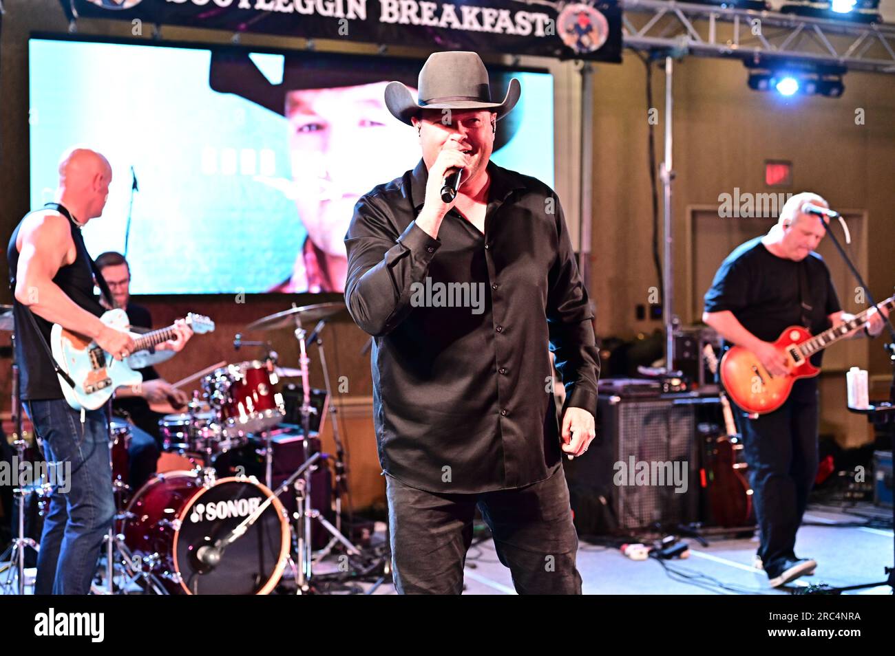 2023 Calgary Stampede Bootleggin Breakfast; Gord Bamford performs live ...