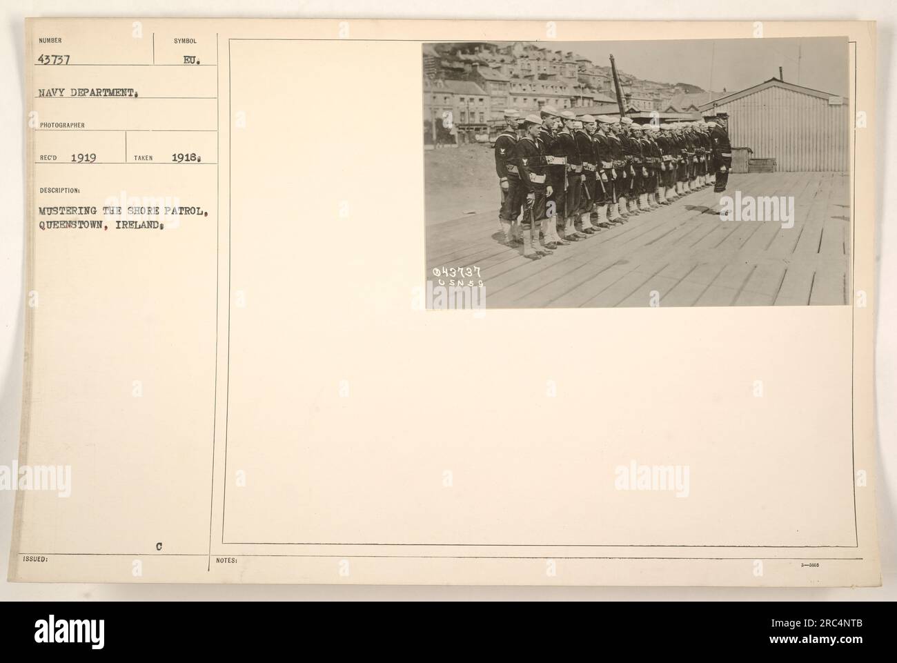 Soldiers of the United States Navy mustering for the Shore Patrol in ...