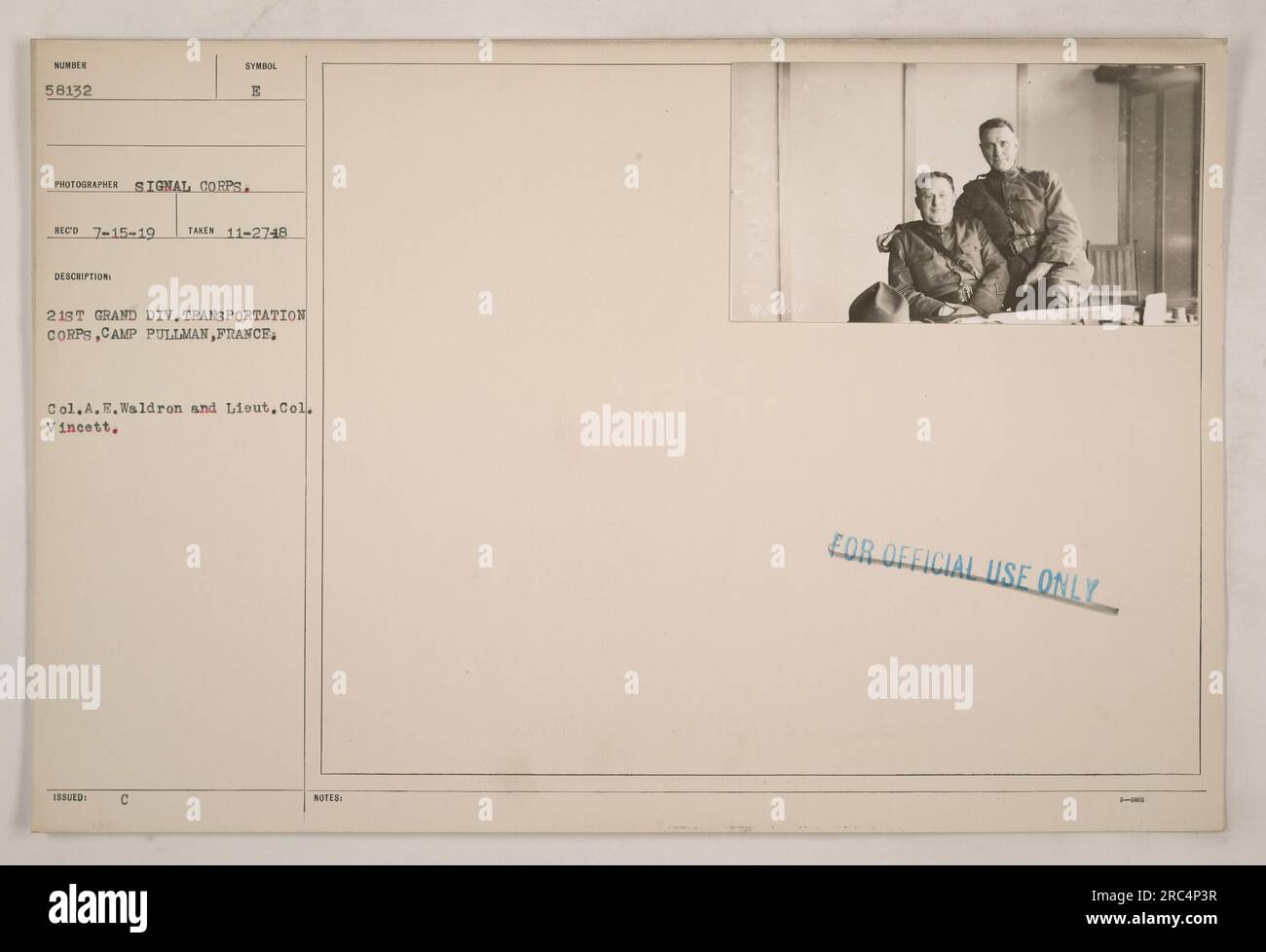 Colonel waldron hi-res stock photography and images - Alamy