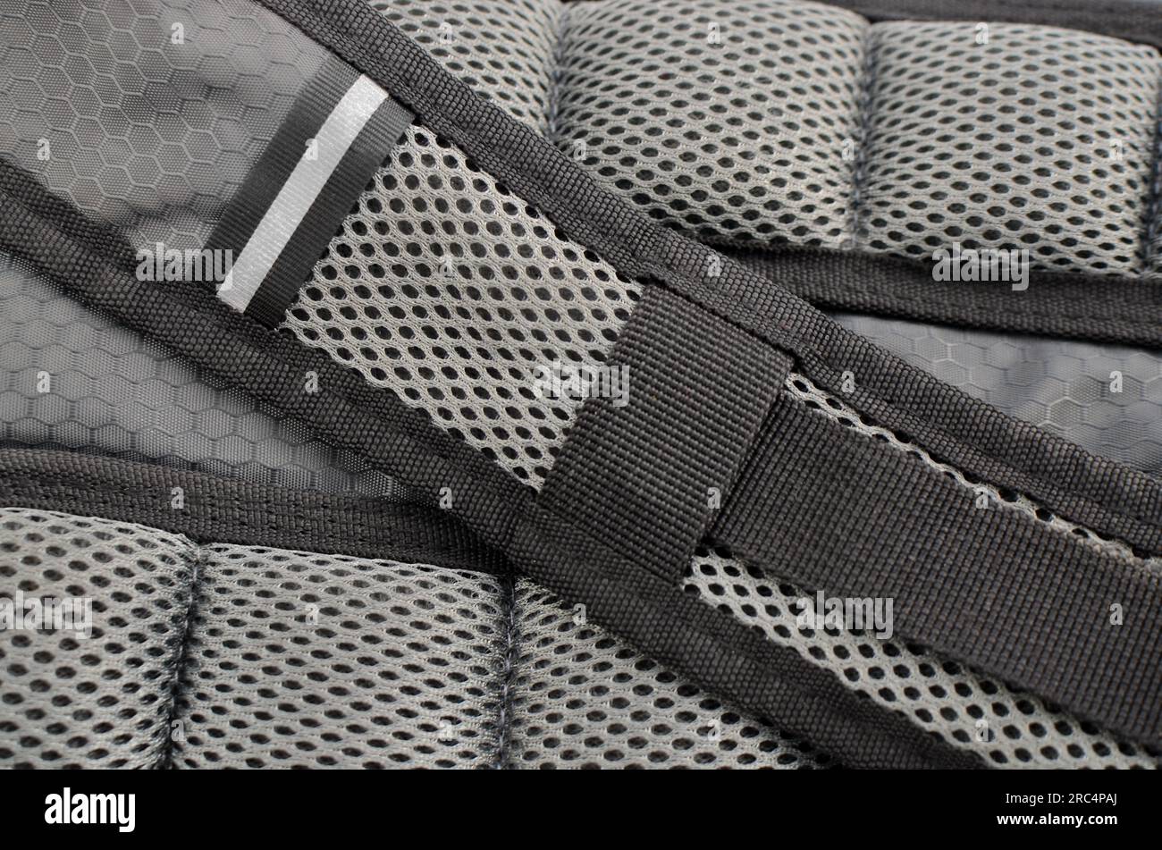 Meticulous stitching detail of a durable and sophisticated backpack ...