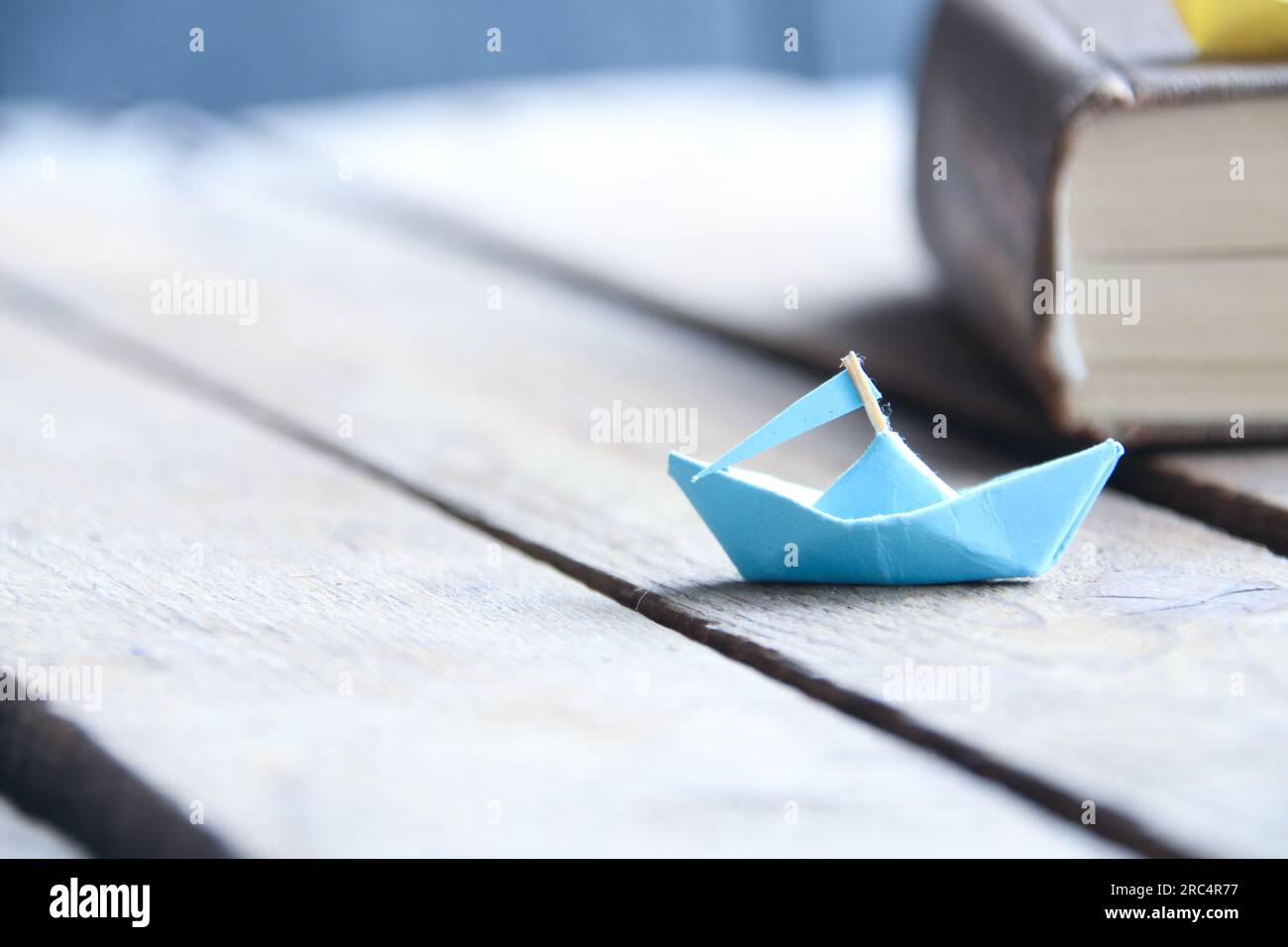 Book paper boat hi-res stock photography and images - Alamy