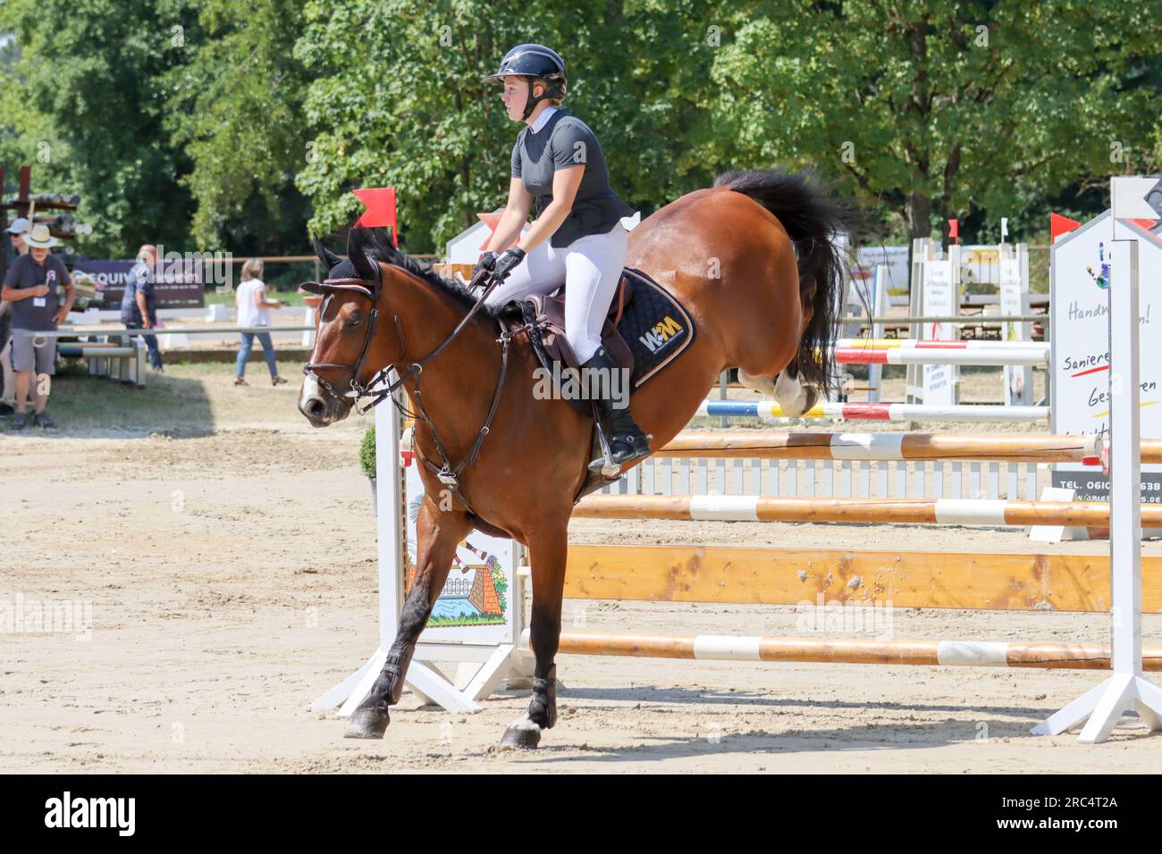 Show jumping course hi-res stock photography and images - Alamy
