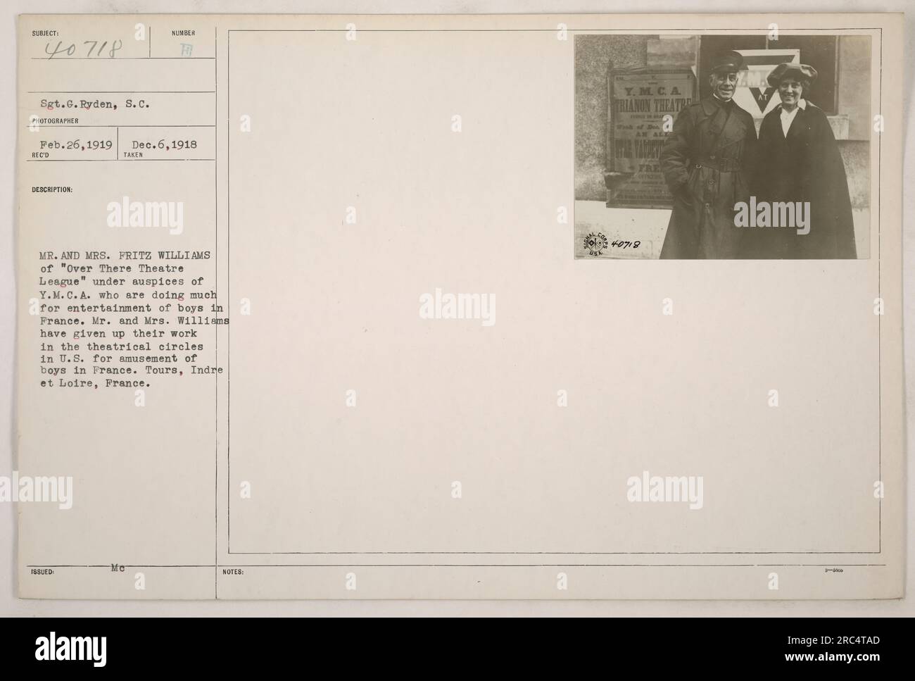 Mr and mrs fritz williams hi-res stock photography and images - Alamy