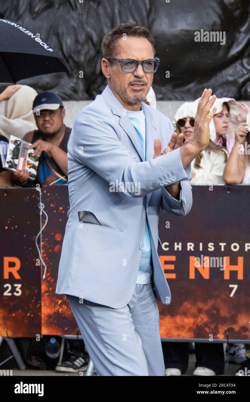 Robert Downey Jr. poses for photographers at the photo call for the ...