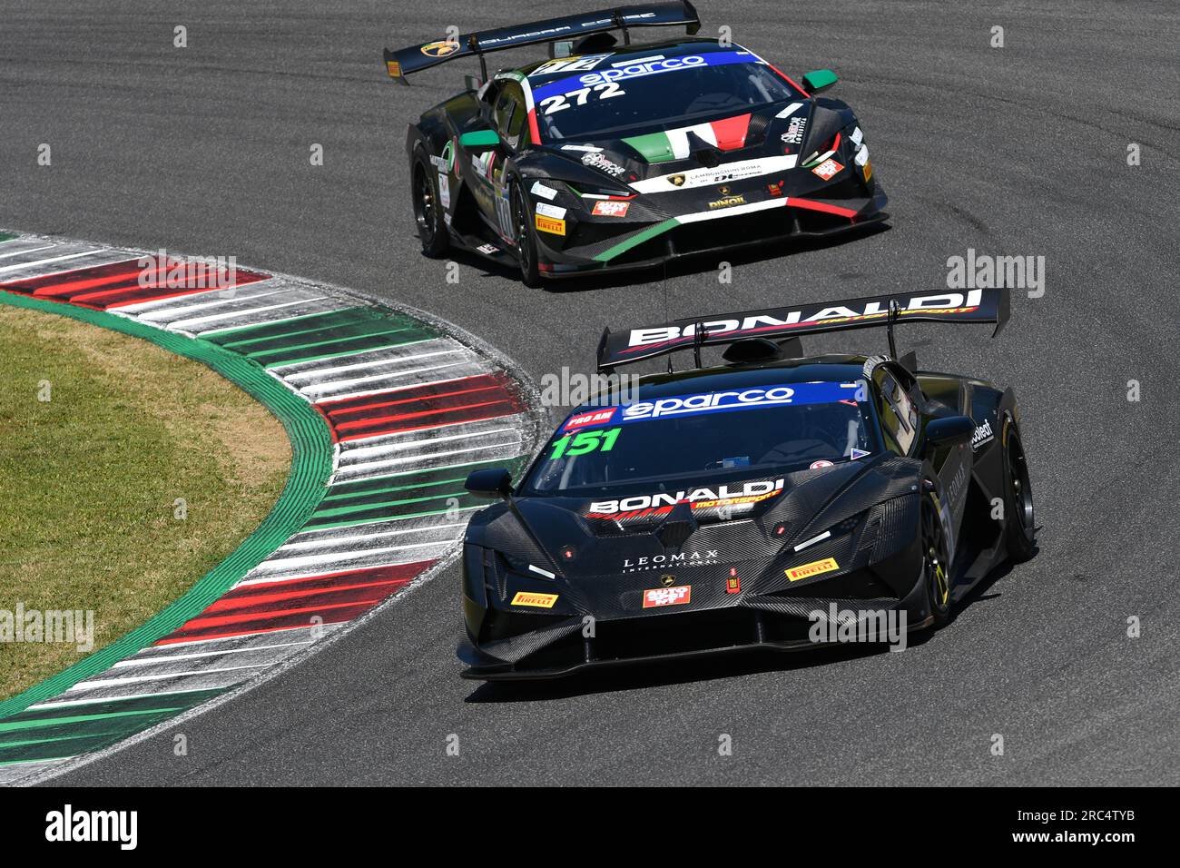 Scarperia, 7 July 2023: Lamborghini Huracan SuperTrofeo of Team BONALDI ...