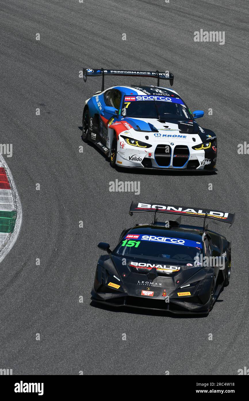 Scarperia, 7 July 2023: Lamborghini Huracan SuperTrofeo of Team BONALDI ...