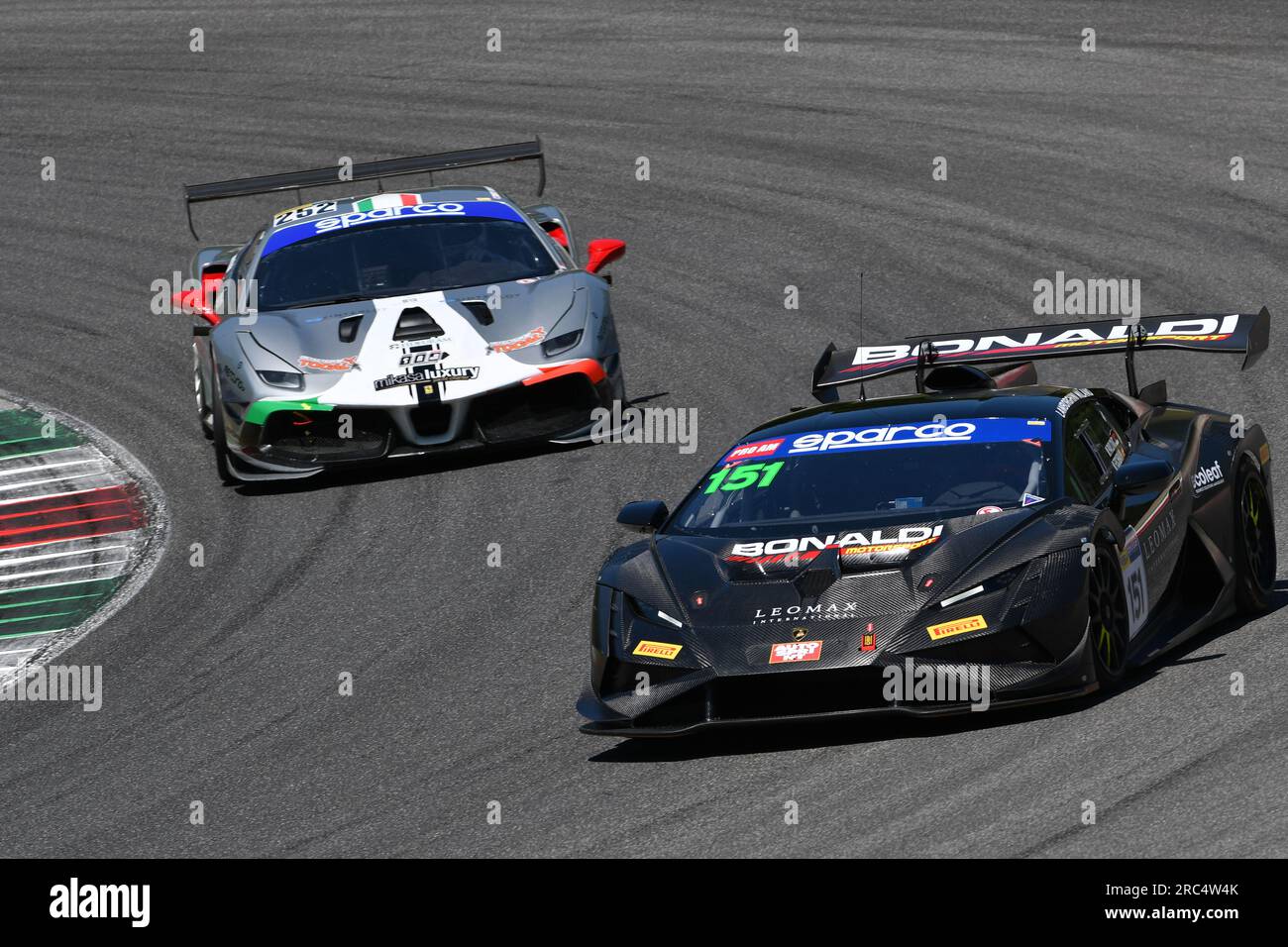 Scarperia, 7 July 2023: Lamborghini Huracan SuperTrofeo of Team BONALDI ...