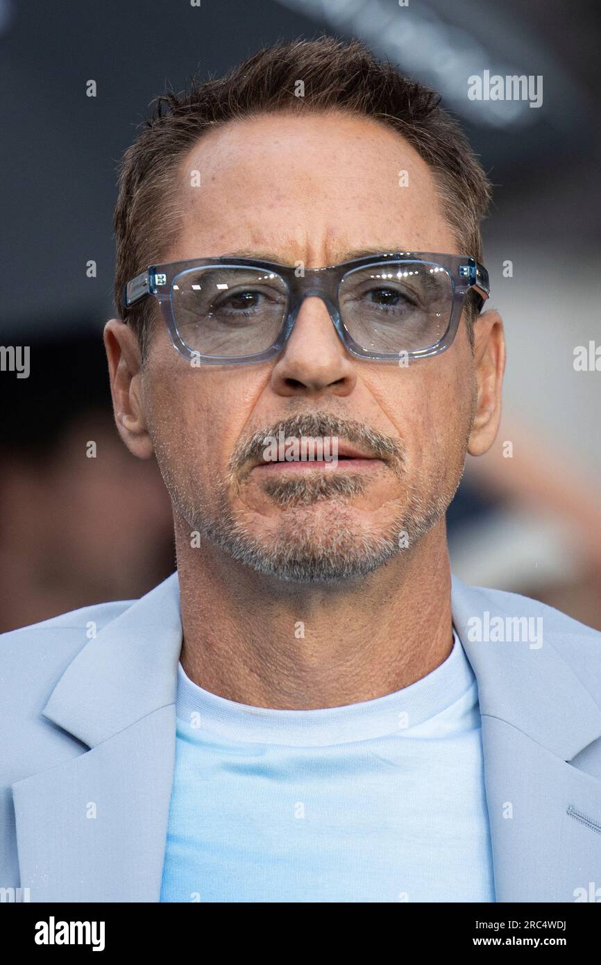 Robert Downey Jr. poses for photographers at the photo call for the ...