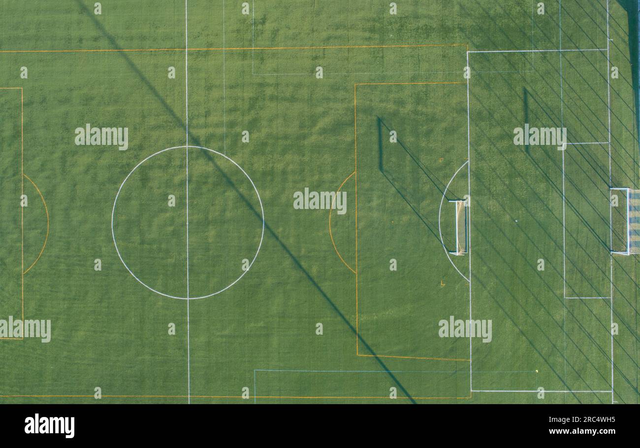 Aerial shot of football ground hi-res stock photography and images - Alamy