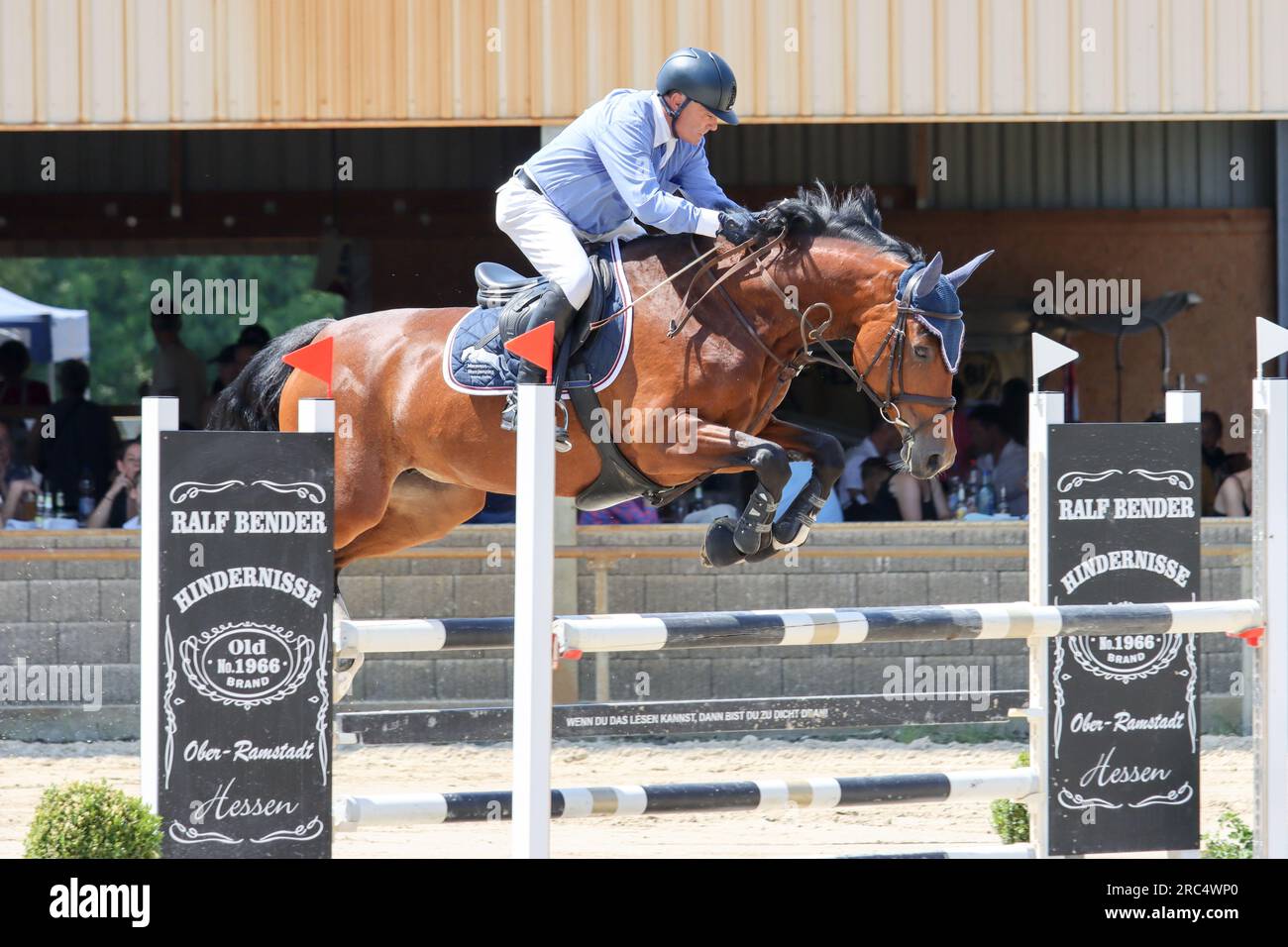 show jumping competition in germany Stock Photo - Alamy