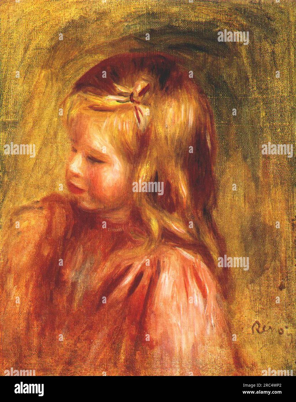 Portrait of coco by Pierre-Auguste Renoir Stock Photo - Alamy